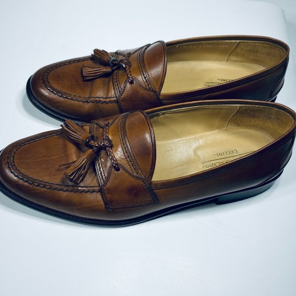 Johnston & Murphy | Shoes | Johnston Murphy Cellini Tassel Brown Dress ...